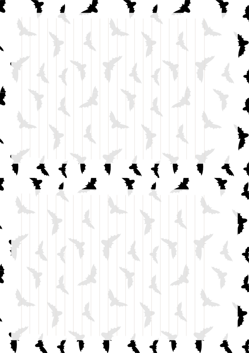 Bats Printable Stationery – @penpaling_paula