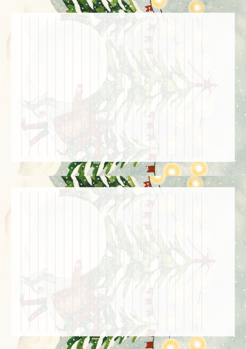 Snowman Printable Stationery – @penpaling_paula